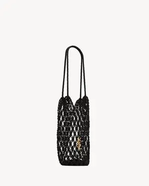 Saint Laurent Cassandre Logo Plaque Large Tote Bag