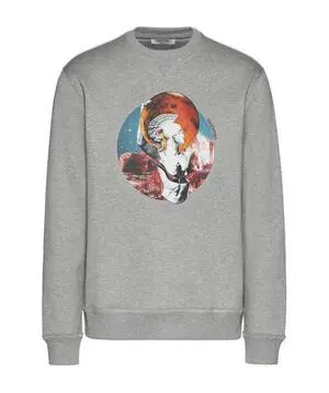 Valentino Garavani Printed Crew Neck Long Sleeve Sweater