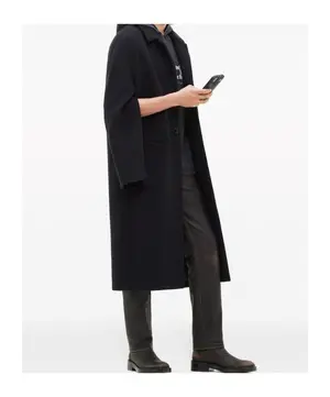 COURREGES Single-breasted Coat With Zipped Sleeves