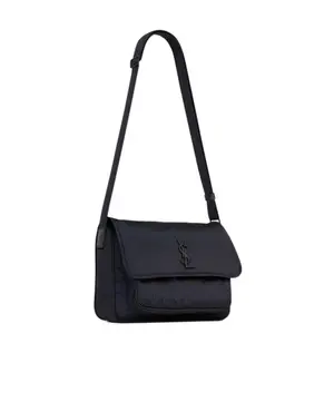 Saint Laurent Niki Logo Plaque Messenger Bag