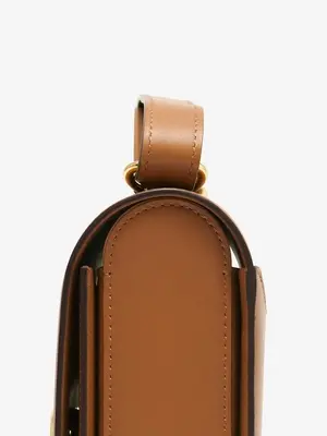 Delvaux Lingot Leather Shoulder Bag - Brown