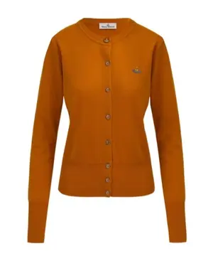 VIVIENNE WESTWOOD Orb Embroidered Buttoned Cardigan