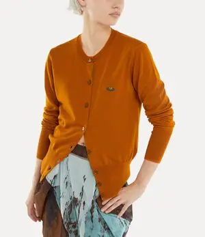 VIVIENNE WESTWOOD Orb Embroidered Buttoned Cardigan