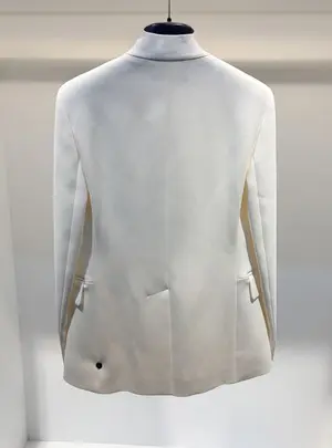 Max Mara Long Sleeve Buttoned Jacket - Gray