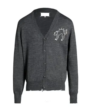 Maison Margiela Logo Cardigans For Women