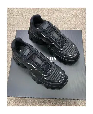 Prada Cloudbust Thunder Technical Fabric Sneakers - Black