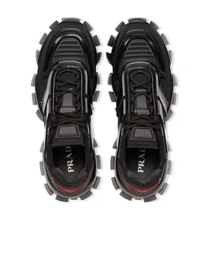 Prada Cloudbust Thunder Technical Fabric Sneakers - Black