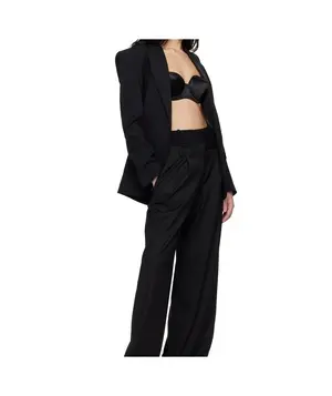 Dolce & Gabbana Dolce Gabbana Conical Cups Satin Balconette Bra - Black