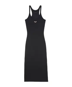 Zadig&Voltaire Sleeveless Ribbed Midi Dress