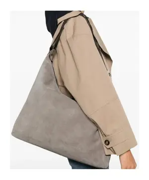 Brunello Cucinelli Suede Shoulder Bag