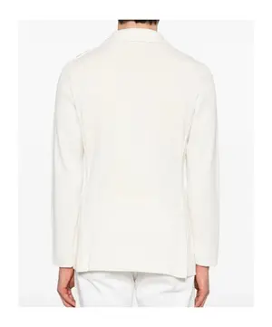 LARDINI Knitted Blazer - White