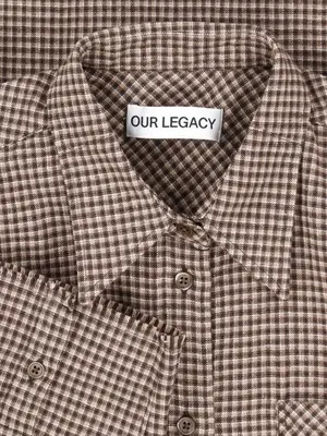 Our Legacy Soft Flannel Check Shirt