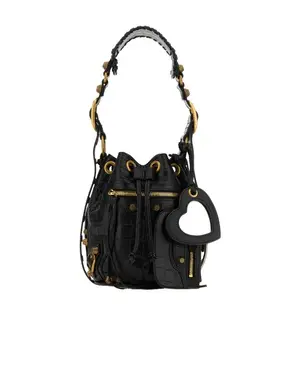 Balenciaga Le Cagole Xs Bucket Shoulder Bag - Black