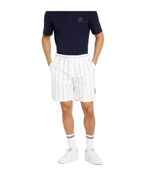 Brunello Cucinelli Striped Pleated Shorts