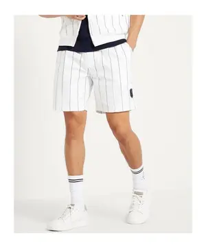 Brunello Cucinelli Striped Pleated Shorts