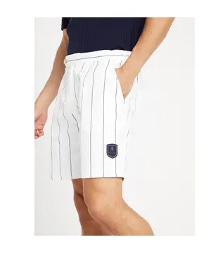 Brunello Cucinelli Striped Pleated Shorts