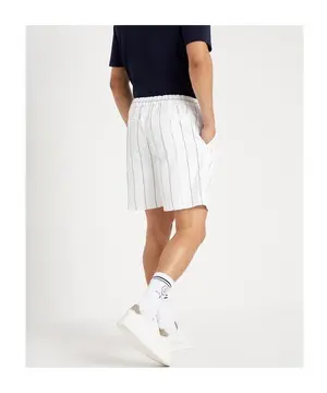 Brunello Cucinelli Striped Pleated Shorts