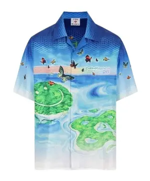 Casablanca Beyond Destiny Bowling Shirt - Blue