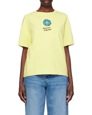 Maison Kitsuné Floating Flower Cotton T-shirt