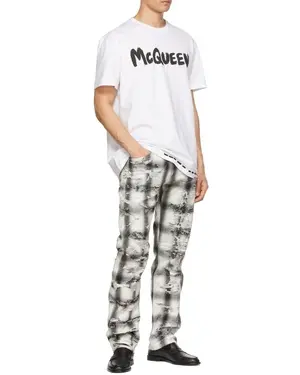 Alexander McQueen Logo Printed Crewneck T-shirt