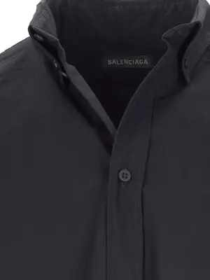Balenciaga Collared Long-sleeve Shirt