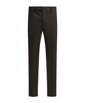 Incotex Slim Fit Cotton Pants - Brown