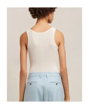AMI Paris Crewneck Sleeveless Tank Top