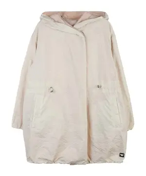 Max Mara Long-sleeved Hooded Coat With Drawcord Waist