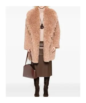 Tagliatore Astrid Fur Coat - Nude