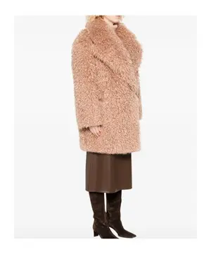 Tagliatore Astrid Fur Coat - Nude