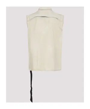Rick Owens Tommy Jumbo Sleeveless Jacket - Black