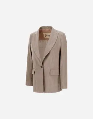 Herno Single-breasted Tailored Jacket