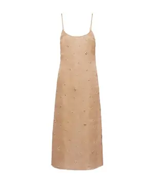 Prada Square Neck Dress - Rope Grey
