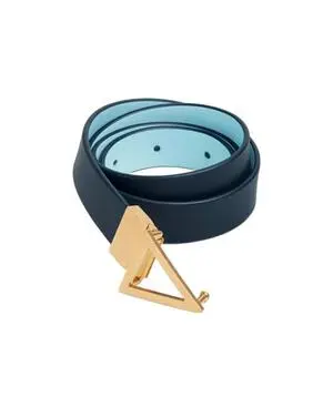 Bottega Veneta Double-sided Triangular Buckle Belt - Blue