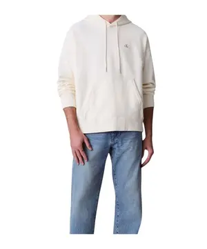 Calvin Klein Long Sleeve Hooded Sweatshirt With Embroidered Logo