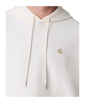 Calvin Klein Long Sleeve Hooded Sweatshirt With Embroidered Logo