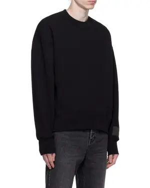 AMI Paris Crewneck Sweatshirt With Logo Patch