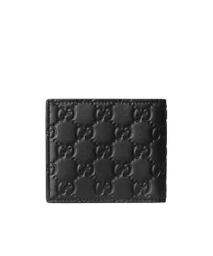 Gucci Gg Emblem Bi-fold Wallet - Black