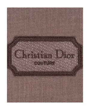 Dior Logo Patch Fringed Scarf