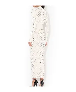 Alaïa Embellished Ruched Midi Dress - No