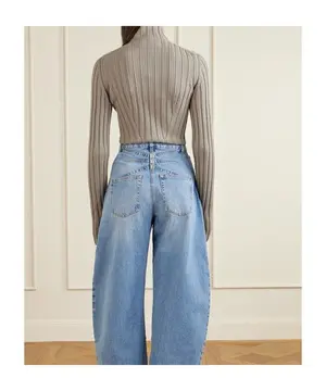 Alaïa High-neck Ribbed Knit Bodysuit