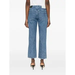7 For All Mankind Embellished Straight Leg Jeans