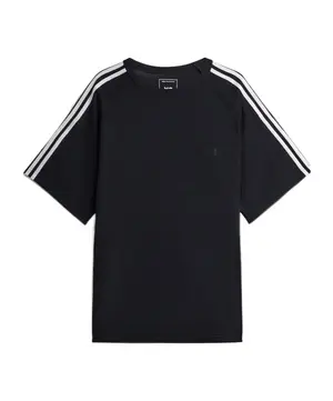 Y3 3-striped Short-sleeved T-shirt - Black