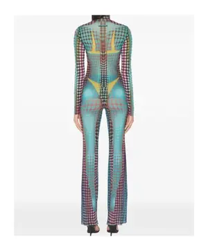 JEAN PAUL GAULTIER High-neck Polka Dot Top