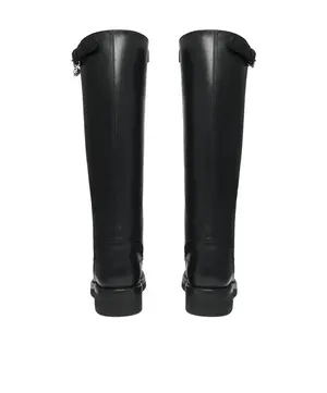 Alexander McQueen Buckled Zip Knee-high Boots