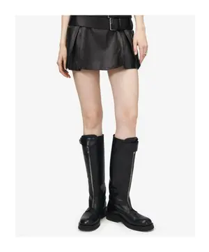 Alexander McQueen Buckled Zip Knee-high Boots