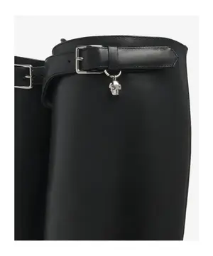 Alexander McQueen Buckled Zip Knee-high Boots