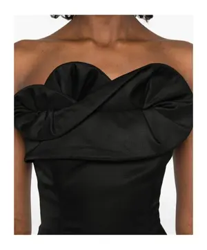 Magda Butrym Petal Strapless Corset - Black