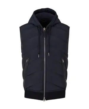 TOM FORD Padded Down Vest With Integrated Hood
