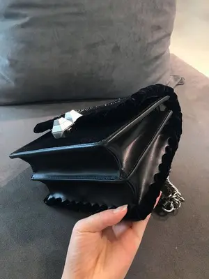 Fendi Kan I Logo Embellished Shoulder Bag
